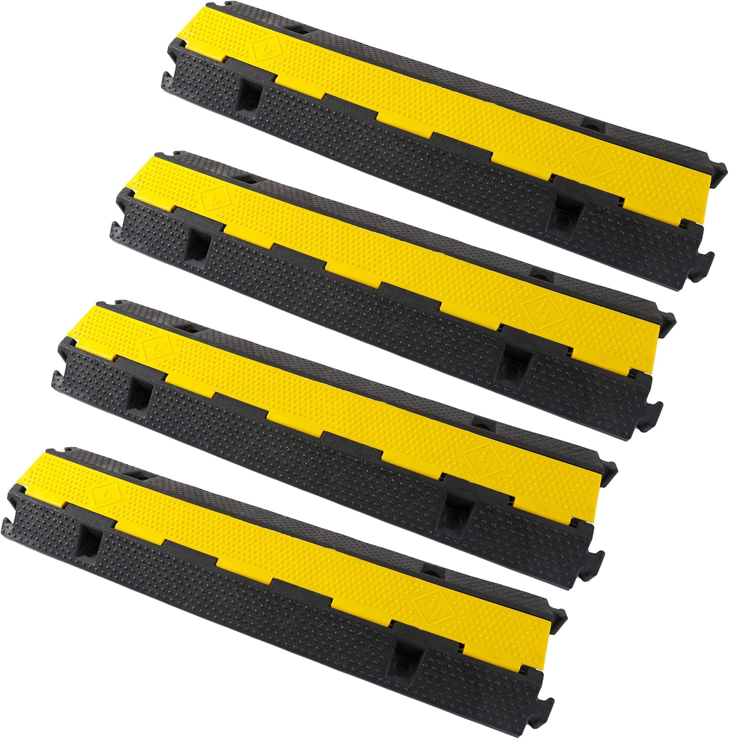 Cable Ramp with Rubber Cord Cover and Protector Ramps for Wire Hose, 1 ...