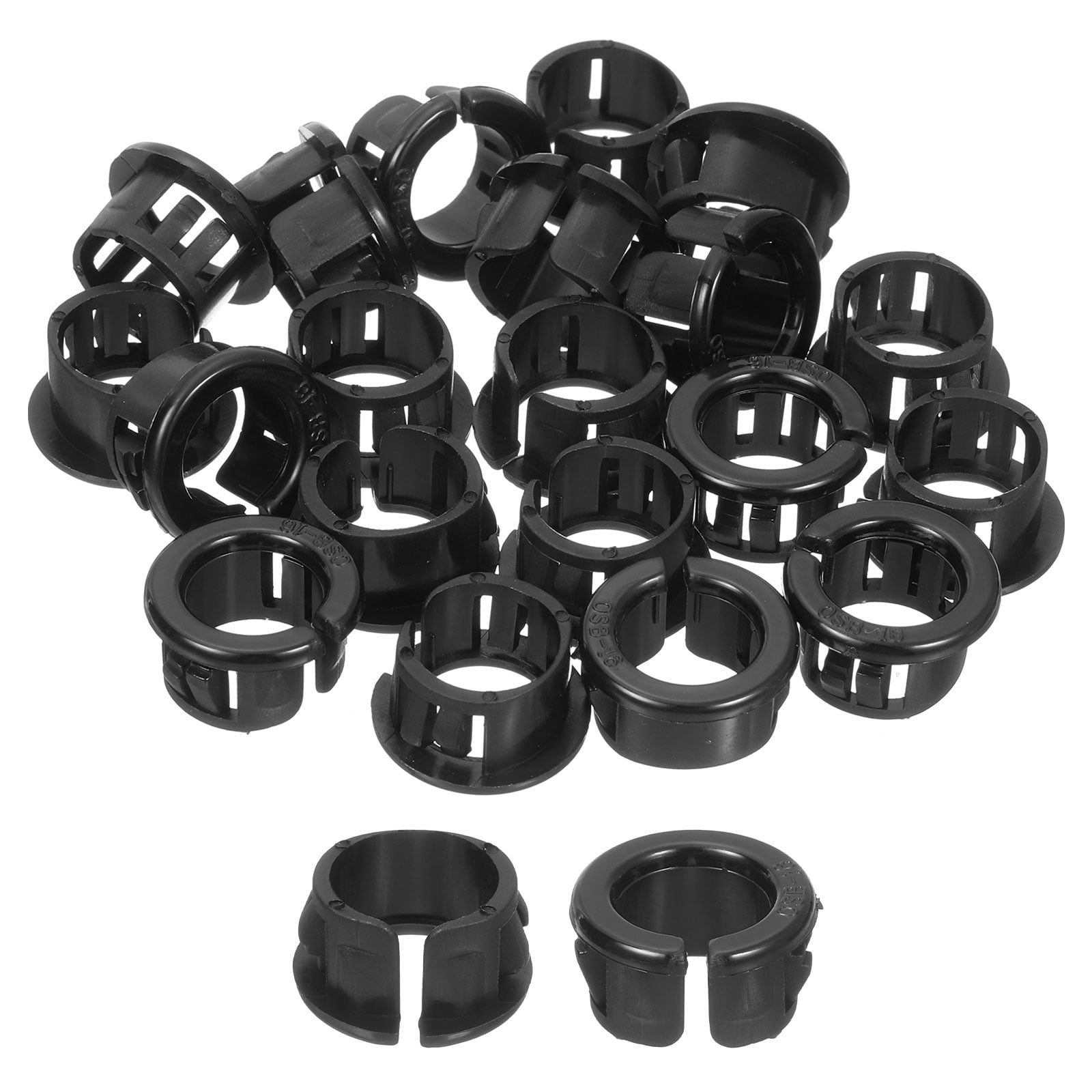 Cable Snap Bushing Grommets, 30Pack 16mm/0.63" Mount Dia Snap Bushing ...
