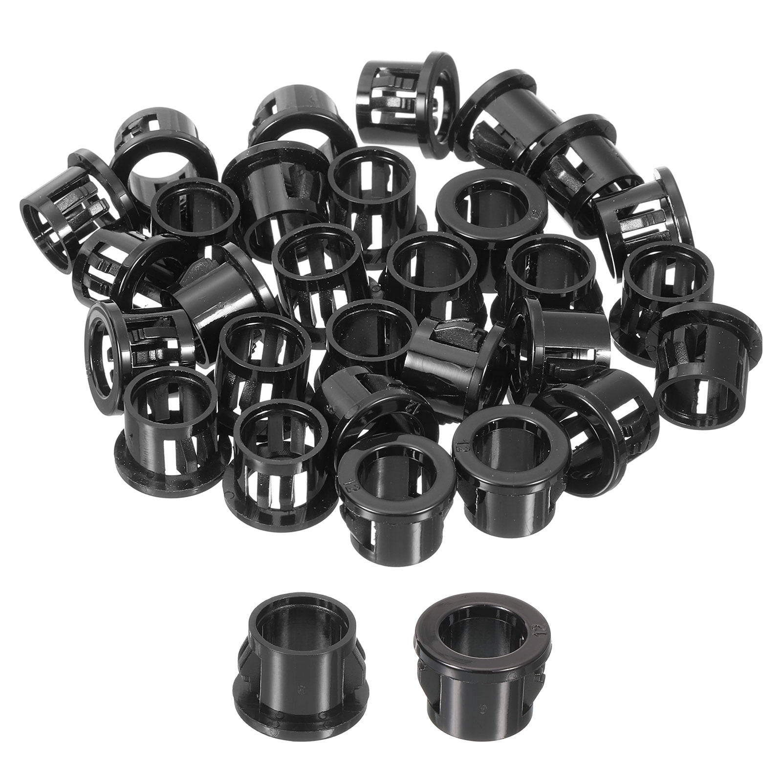 Cable Snap Bushing Grommets, 36Pack 12mm/0.47" Mount Dia Snap Bushing ...