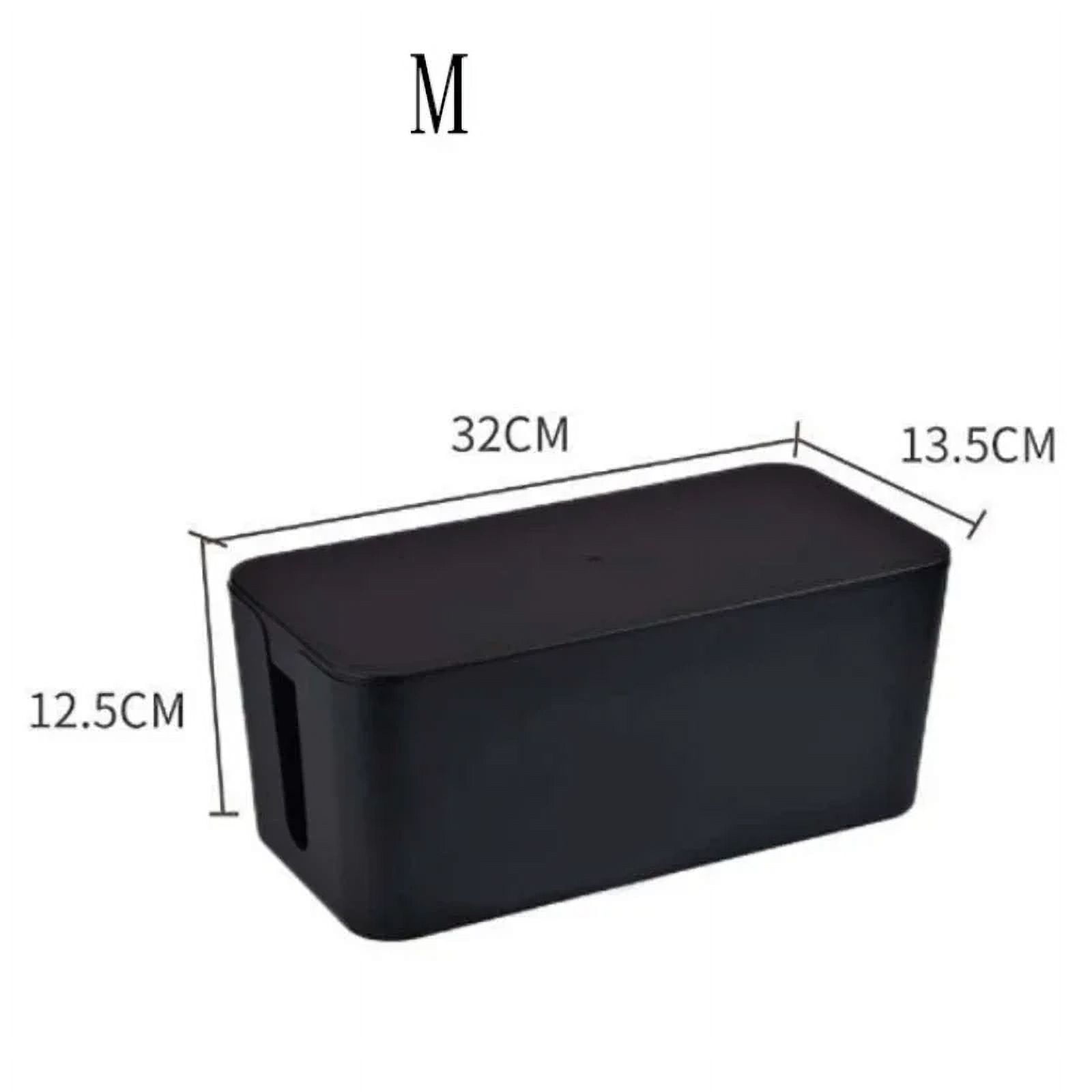 Cable Storage Box Desktop Power Strip Storage Box Dustproof Socket ...
