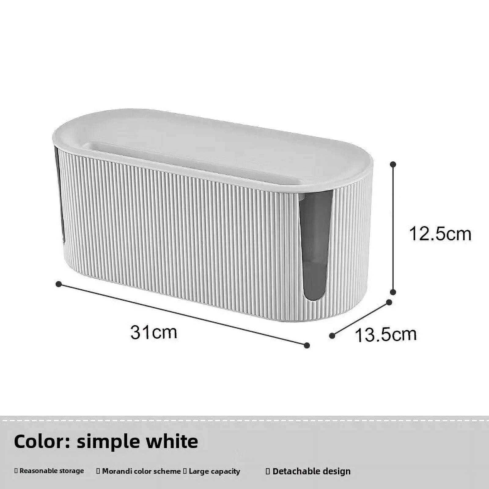 Cable Storage Box Power Board Wire Management Socket Strip Wire Case ...