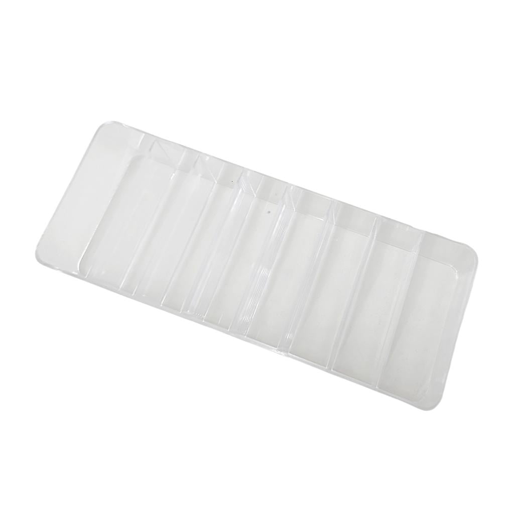 Cable Storage Boxes Cable Organiser Box with 8 Compartments Transparent ...