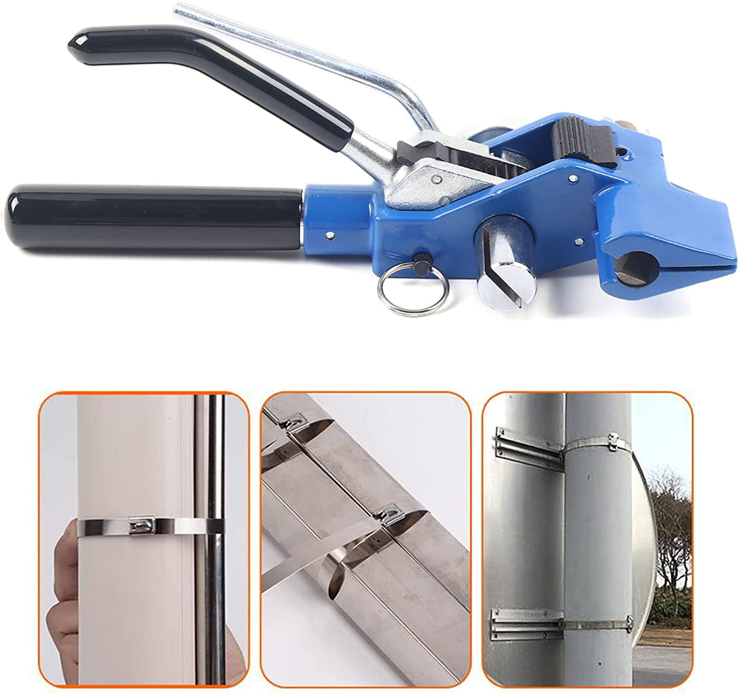 Cable Tie Pliers, Stainless Steel Self-locking Tie Tool Adjustment Wire ...