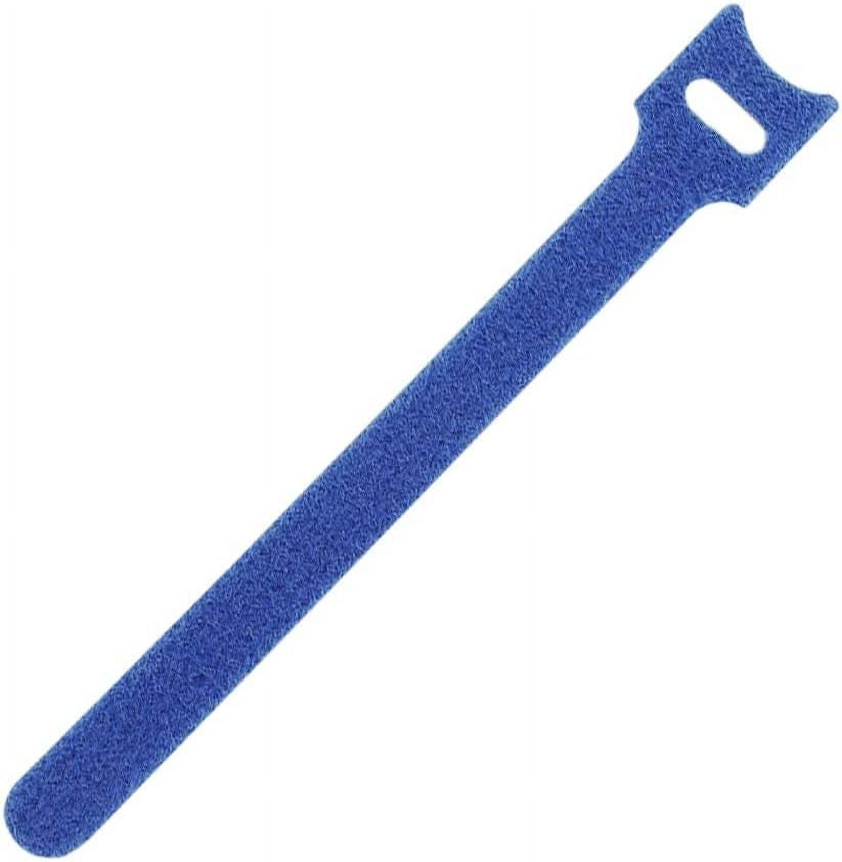 Cable Ties Blue - Reusable Hook and Loop Strap Fastener Cable Ties ...