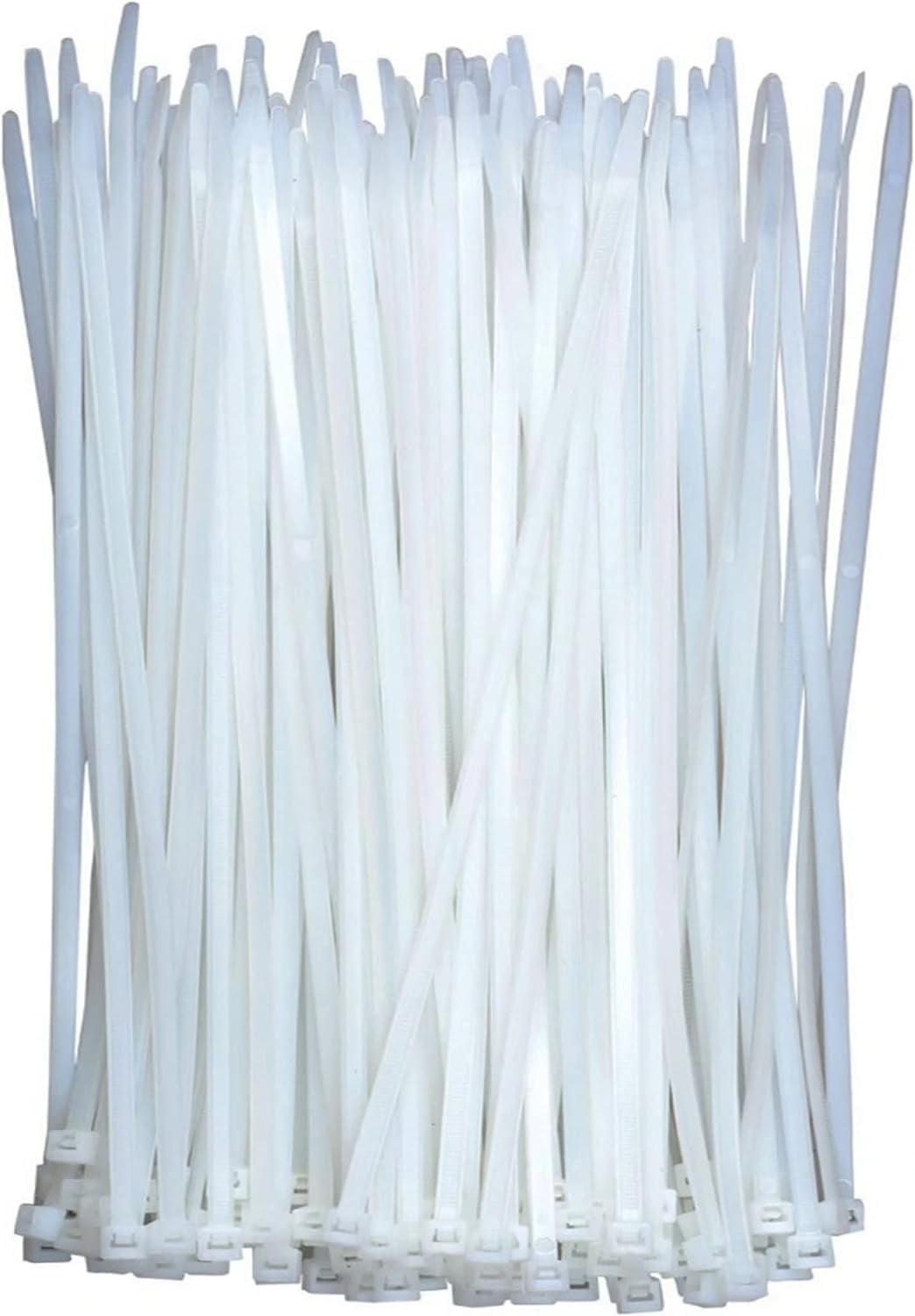 Cable Ties Clear 300mm X 4.8mm (100 Pack), Large Cable Ties White Nylon ...