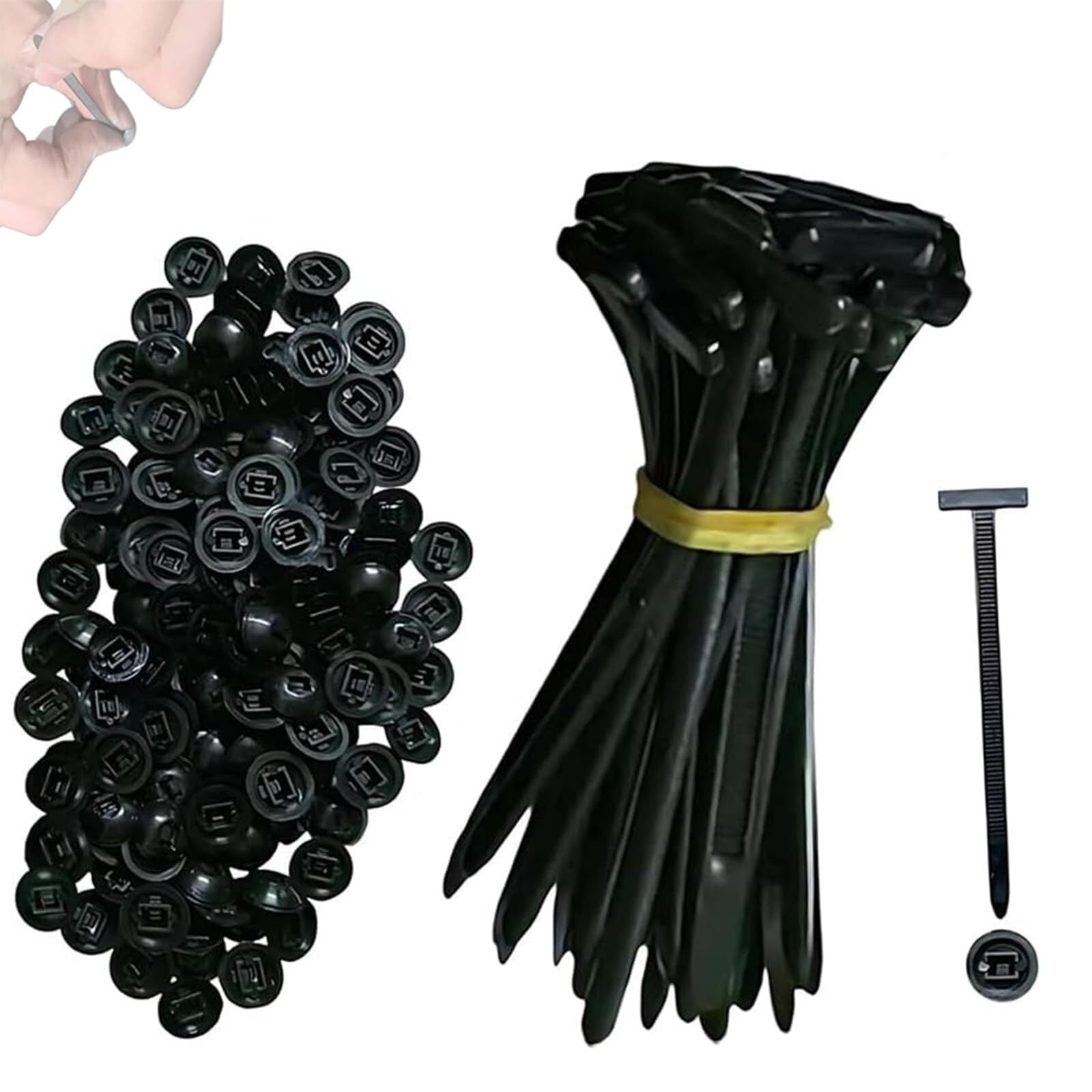 Cable Ties, Heavy Duty Self-Locking Nylon Zip Ties Holder, Multipurpose ...