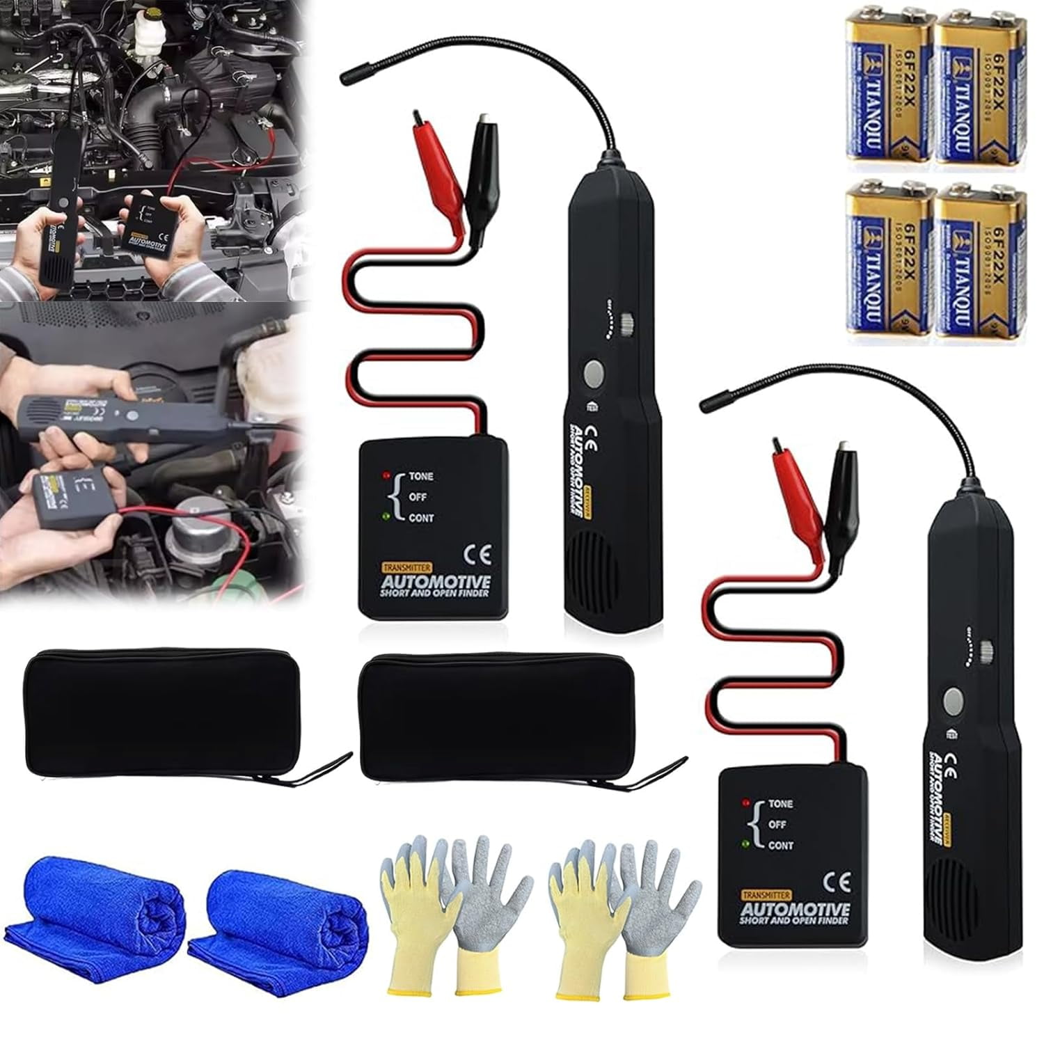 Cable Tracker Electrical, Automotive Open&Short Finder Circuit Tester ...