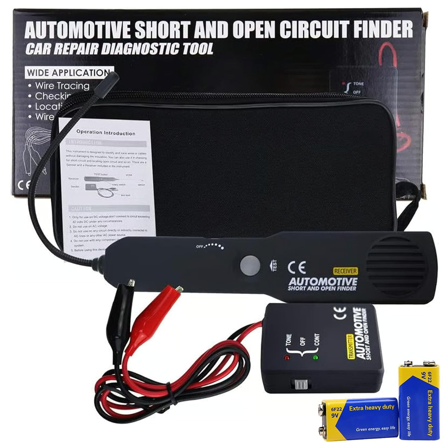 Cable Tracker Electrical, Em415 Automotive Electrical Open&Short Finder ...