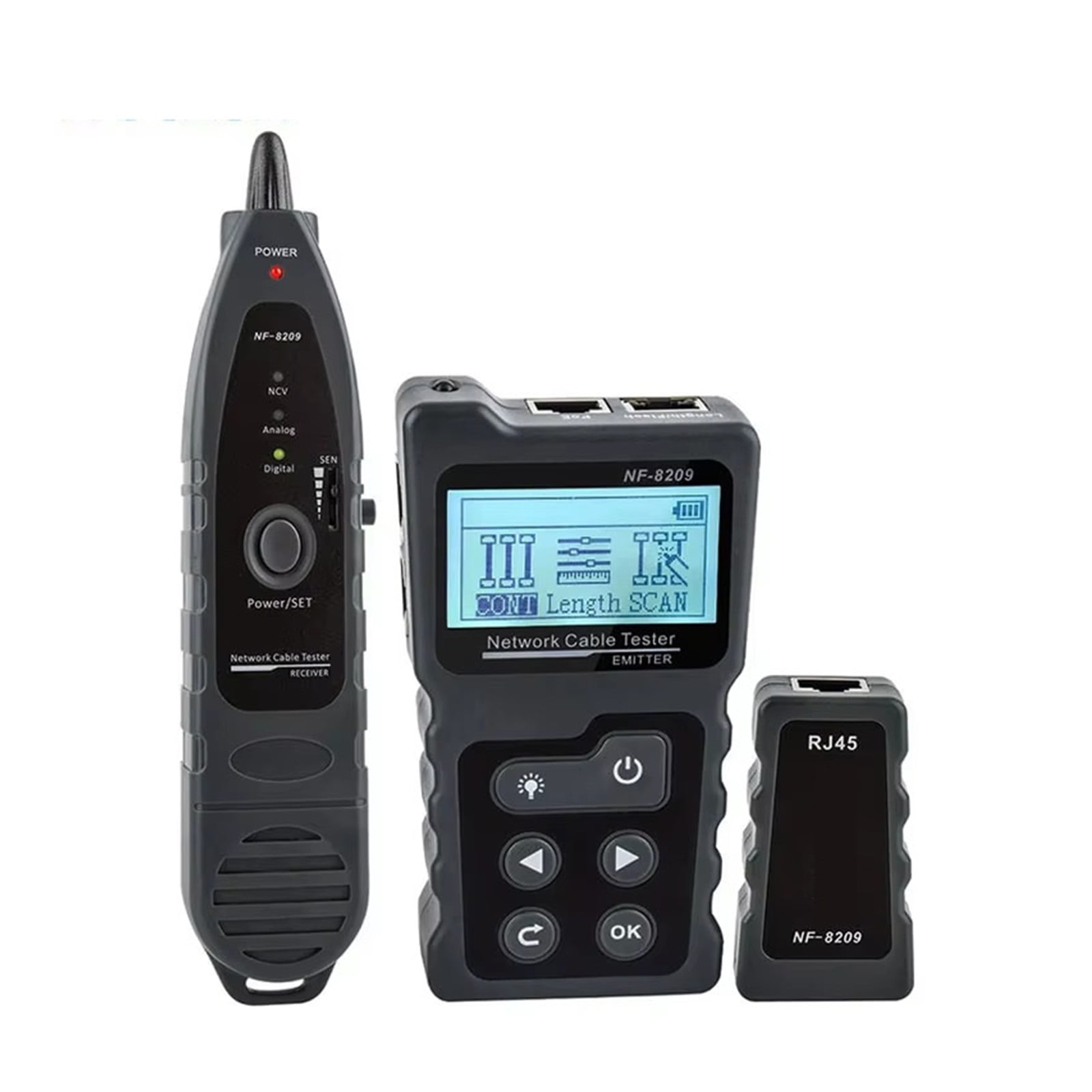 Cable Tracker Lan Display Measure Tester Network Tools LCD Display ...