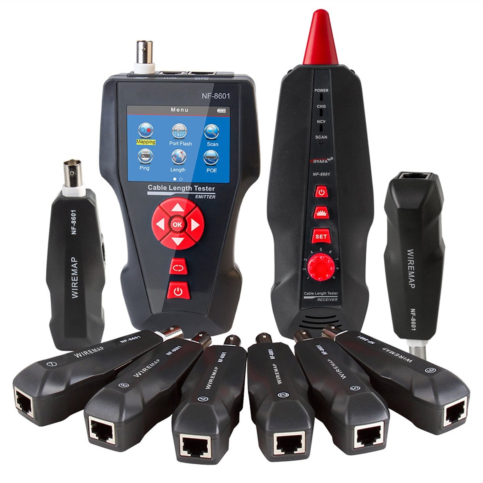 Cable Tracker Multifunction POE / PING Cable Tester RJ45 RJ11 CAT5 CAT6 ...