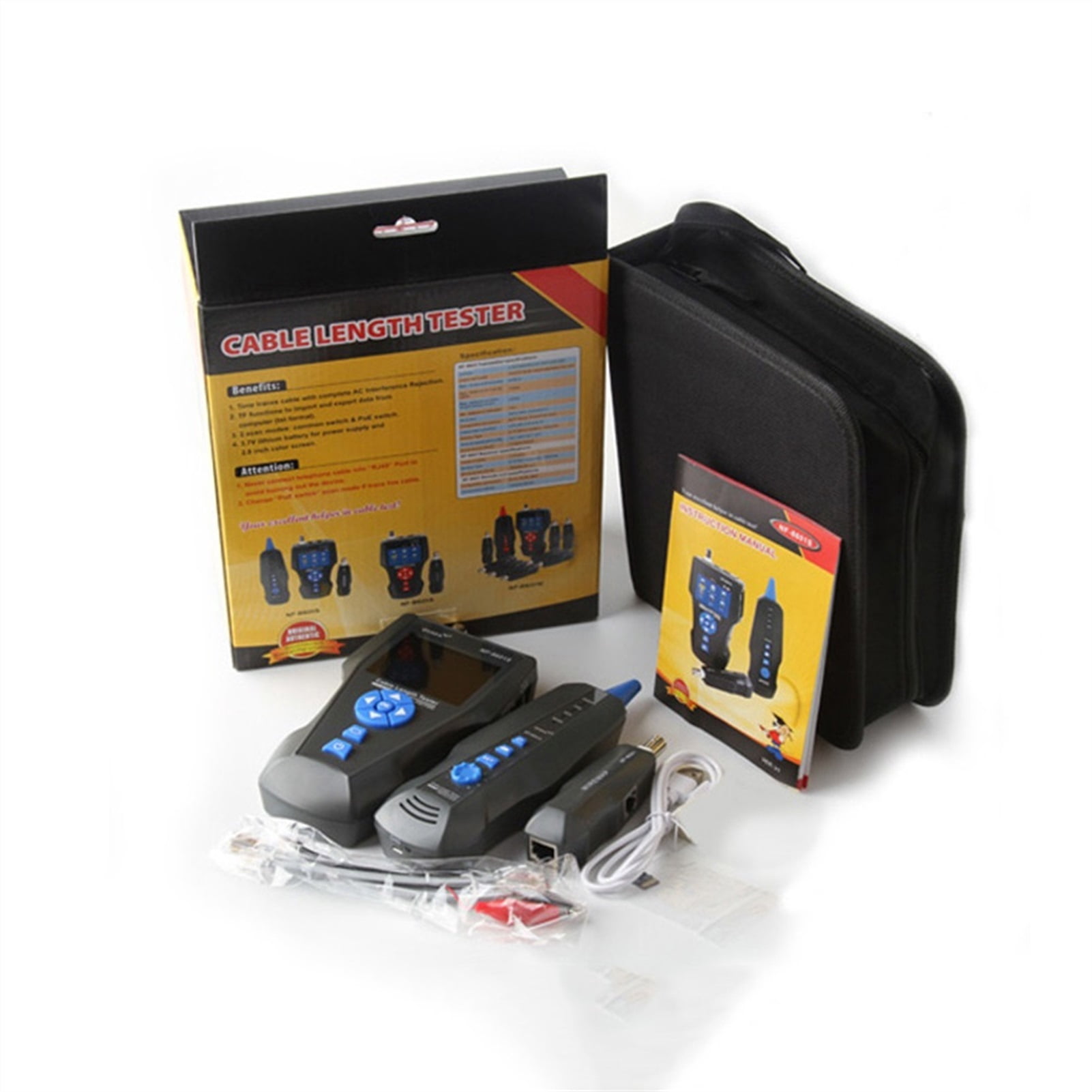 Cable Tracker POE Tester Multifunction Cable Fault Tester Wire Length ...