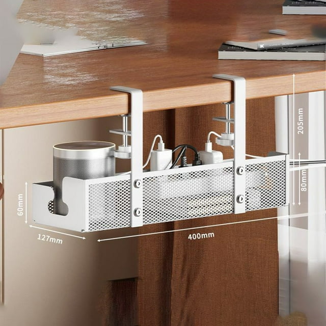 Cable Tray Under Desk Cable Management Tray Cable Tidy Box Wire ...