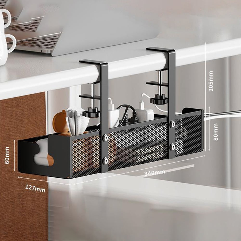 Cable Tray Under Desk Cable Management Tray Cable Tidy Box Wire ...