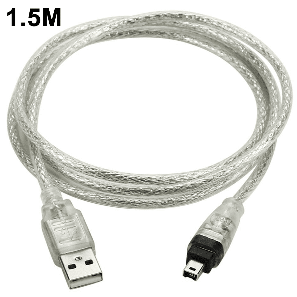 Cable USB MALE To Firewire Plug To Mini 4-Pin To Firewire Adaptor for ...