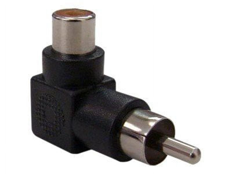 Cable Wholesale 30R1-90300 RCA Right Angle Adapter with RCA Female to ...