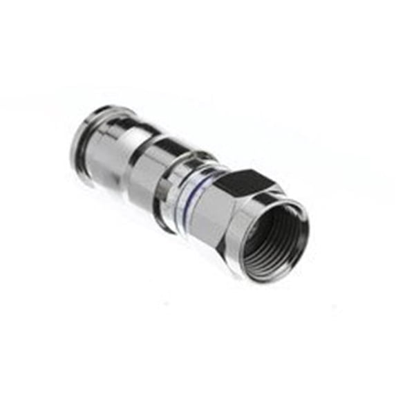 Cable Wholesale 31X4-31325 RG6 F-PIN Compression Connector, Purple - 25 ...