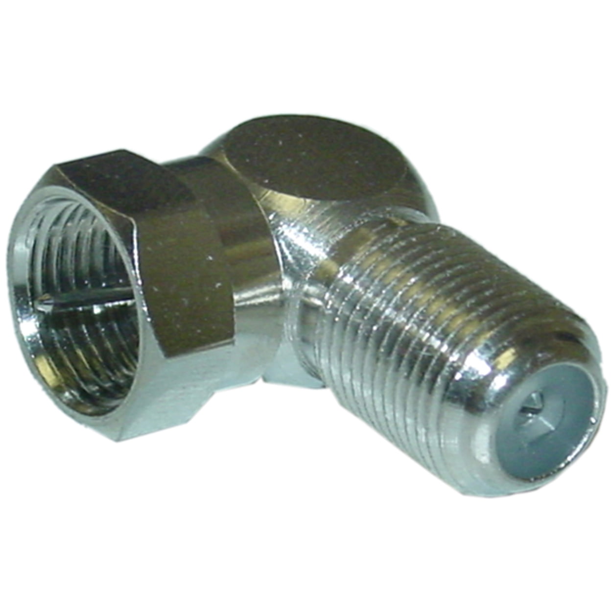 F-pin Right Angle Adapter, F-pin Female to F-pin Male: Electronics ...
