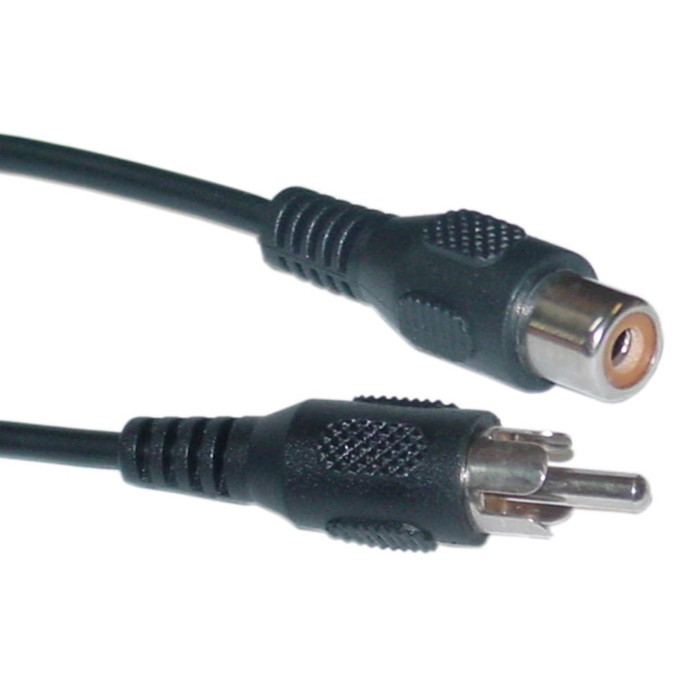 Cable Wholesale RCA Audio & Video Extension Cable - Black - 12 ft ...