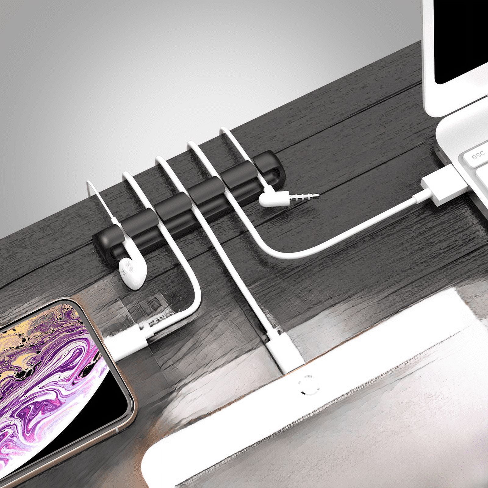 Cable Winder desktop power cord wire storage clip data cable organizer ...