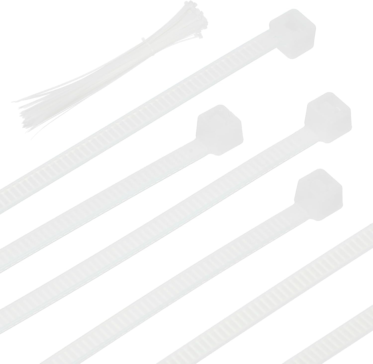 Cable Zip Ties 12 Inch, 100 Pcs Self-Locking Nylon Wire Tie Wraps Heavy ...