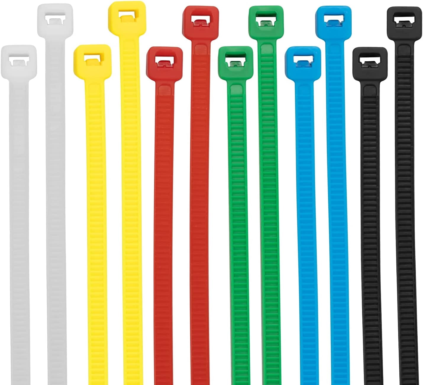 Cable Zip Ties (120 Pack), 40 Lbs Tensile Strength-Heavy Duty,Self ...