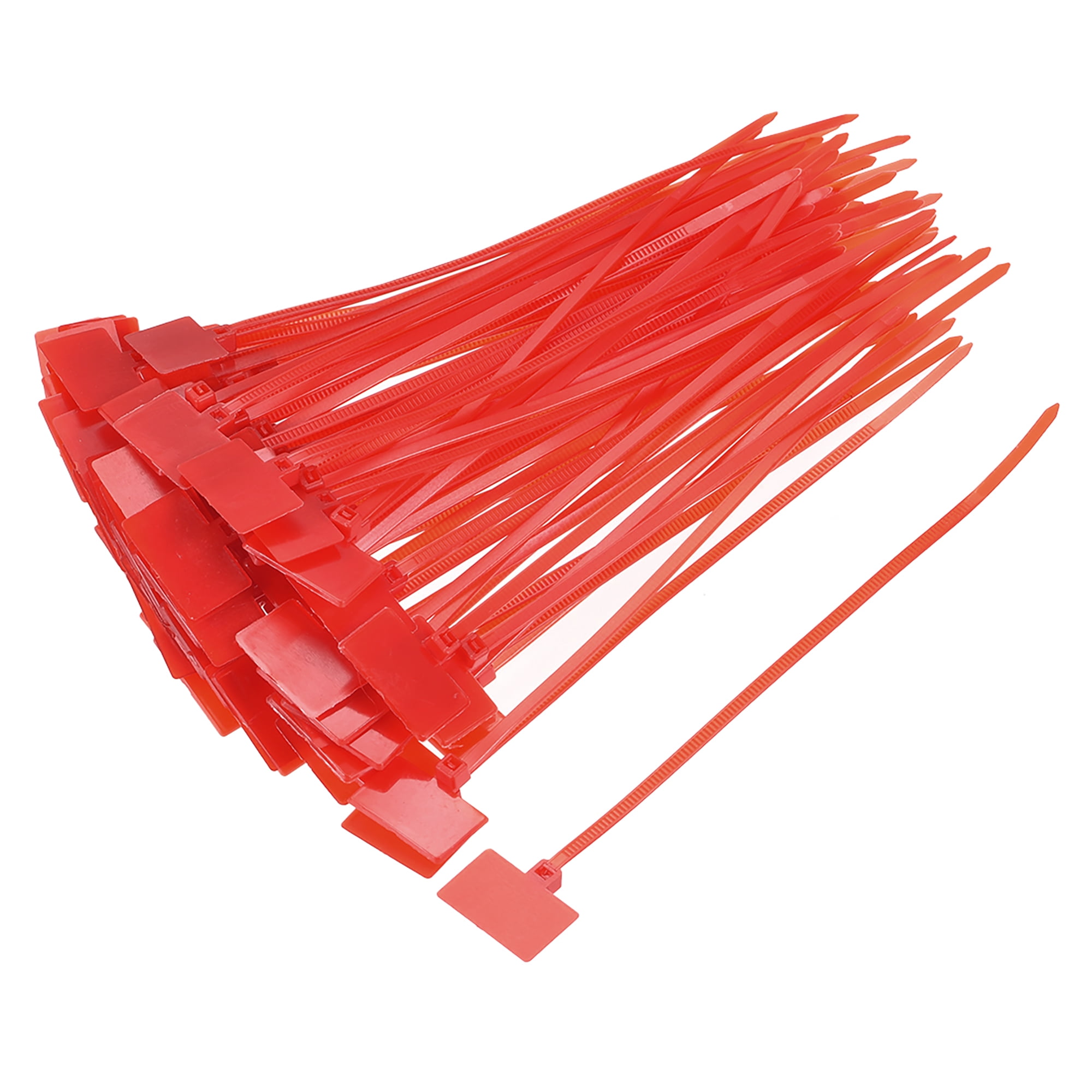 Cable Zip Ties 6 Inches Label Tag Mark Self-Locking Nylon Wire Strap ...