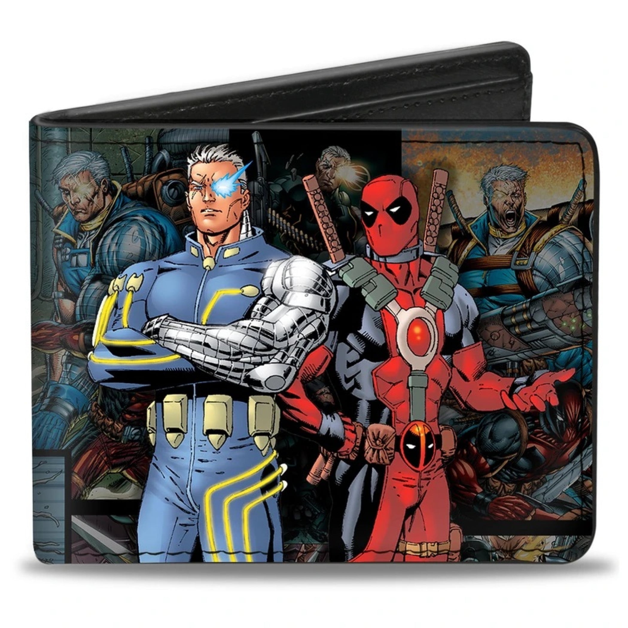 Cable and Deadpool Comic Scene Pose Bi-Fold Wallet - Walmart.com