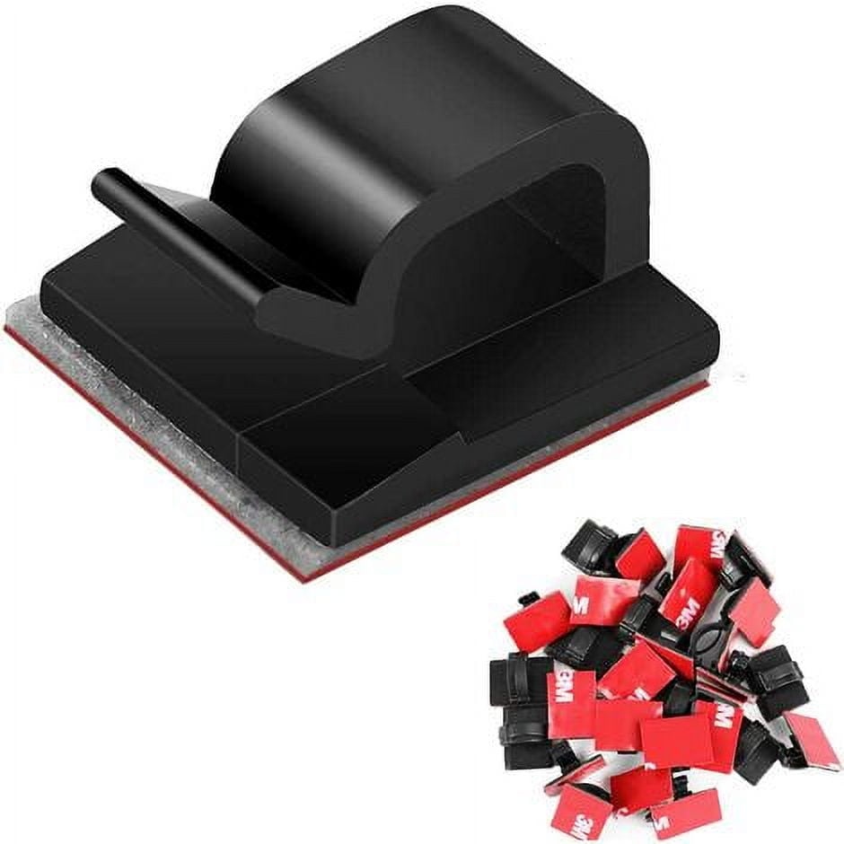 Cable clip [50 pieces], adhesive cable clip, cable storage clip, used ...