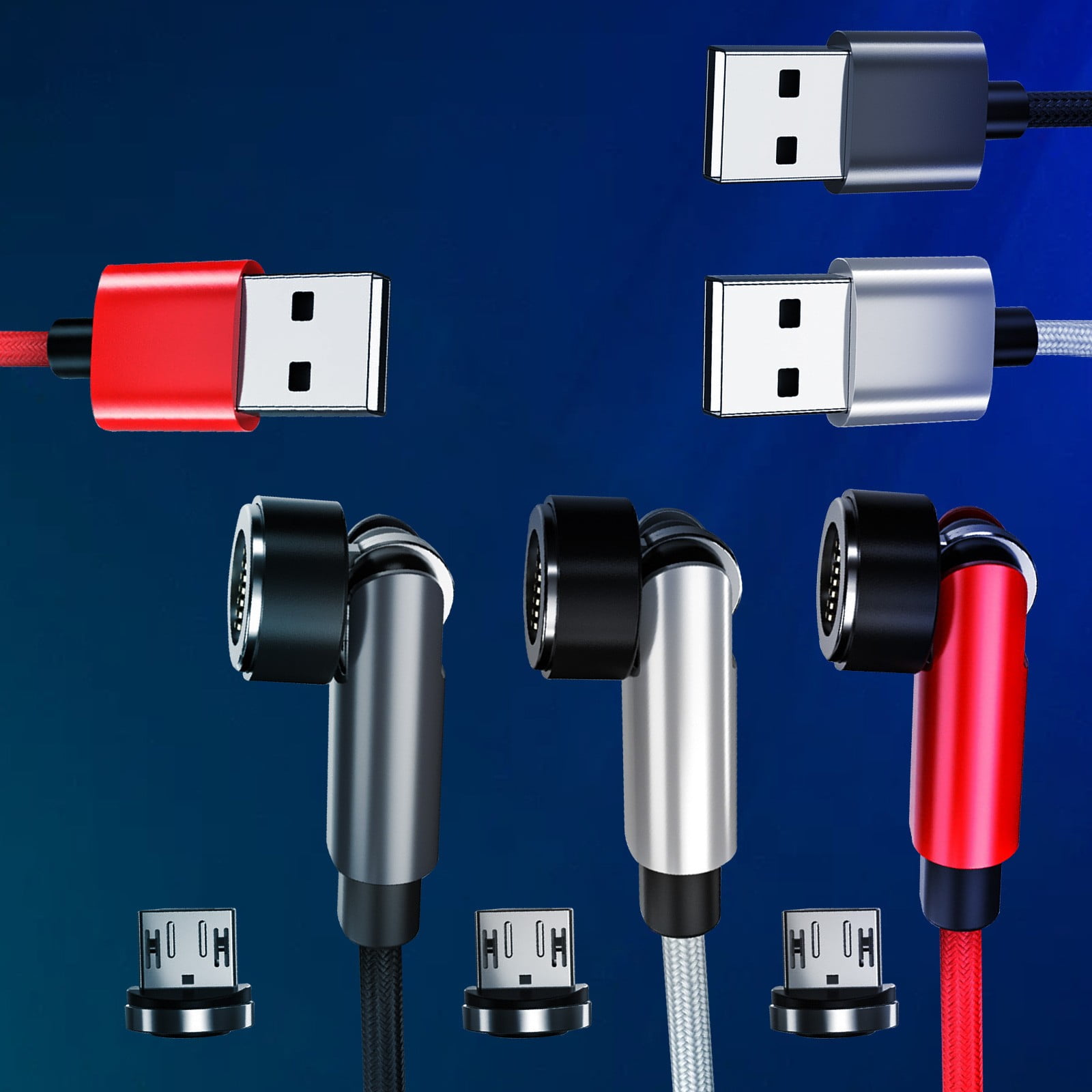 Cable de datos magnético, adaptador USB, compatible con carga USB, para teléfonos móviles ...