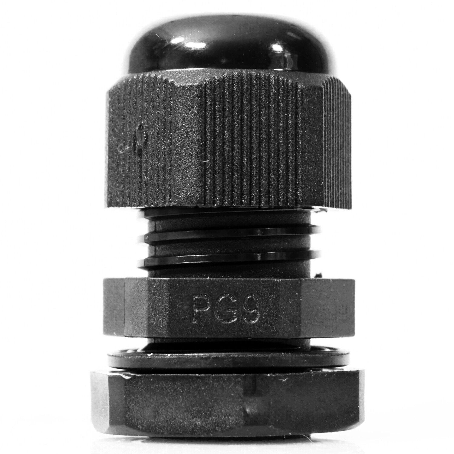 Cable gland with lock nut metric M16 M20 M25 PG16 PG21 gray black ...