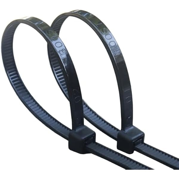 Cable ties 14 inch black zip ties for outdoor use 100 pcs strong long ...