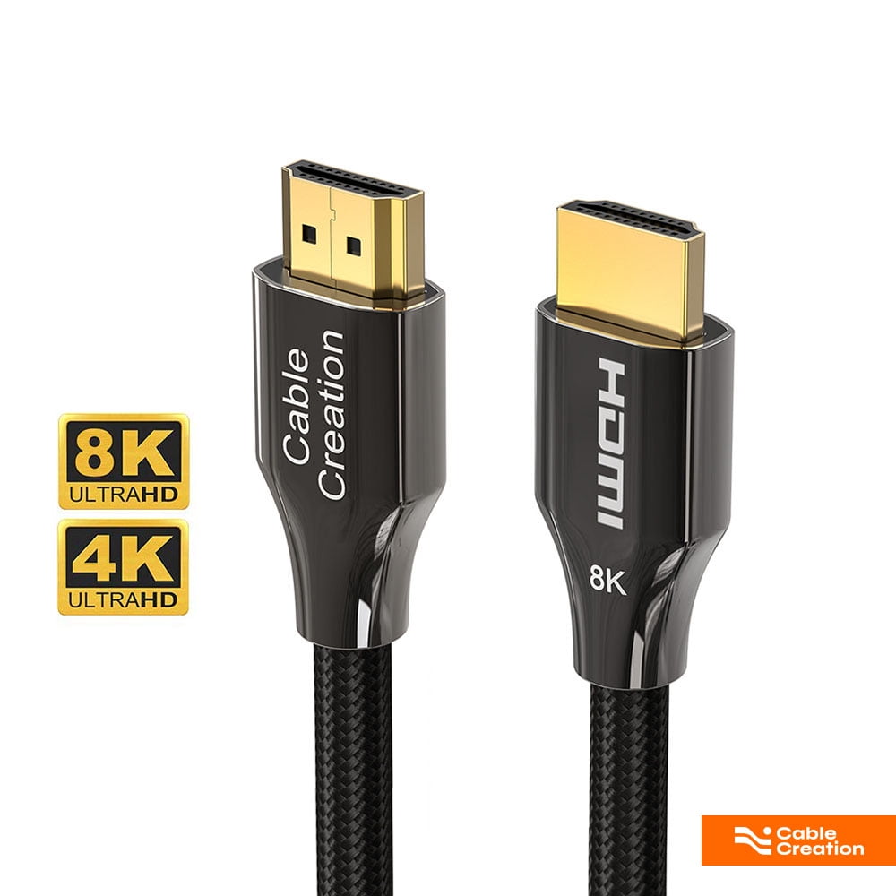 CableCreation HDMI 8K 60Hz 3.3 ft Cable, Braided eARC for MacBook, PS5, Xbox, Roku - Walmart.com