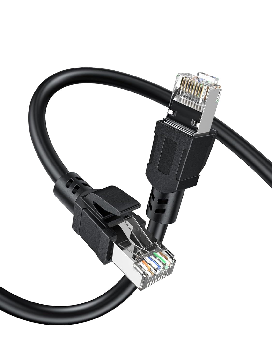 CableCreation Cat8 Ethernet Cable 3.3FT/1M, 40Gbps Network Patch ...