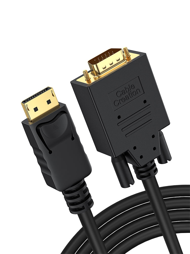 CableCreation DisplayPort to VGA Cable 6ft Displayport to VGA Adapter ...