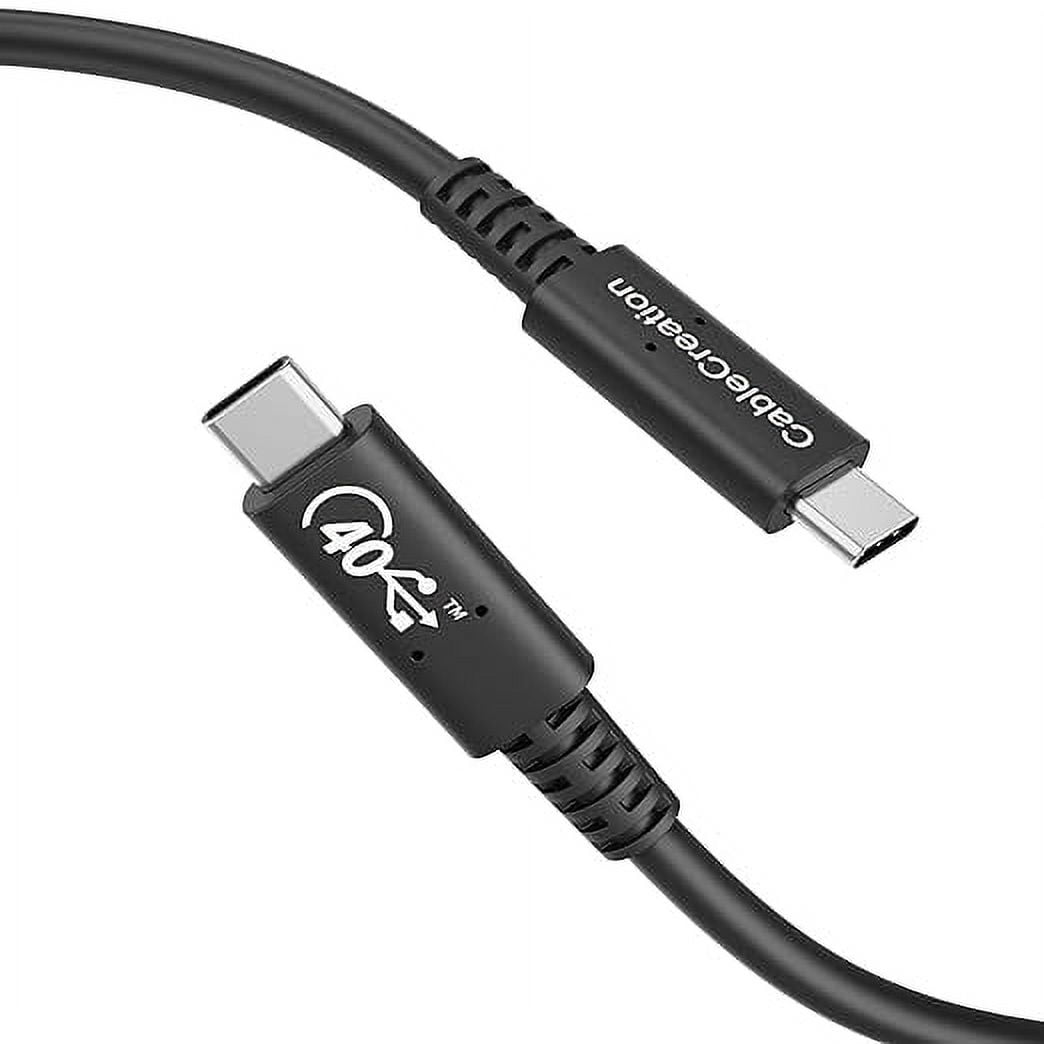 CableCreation USB 4 Cable for Thunderbolt 4/3, [USB-IF Certified] 2.6FT ...