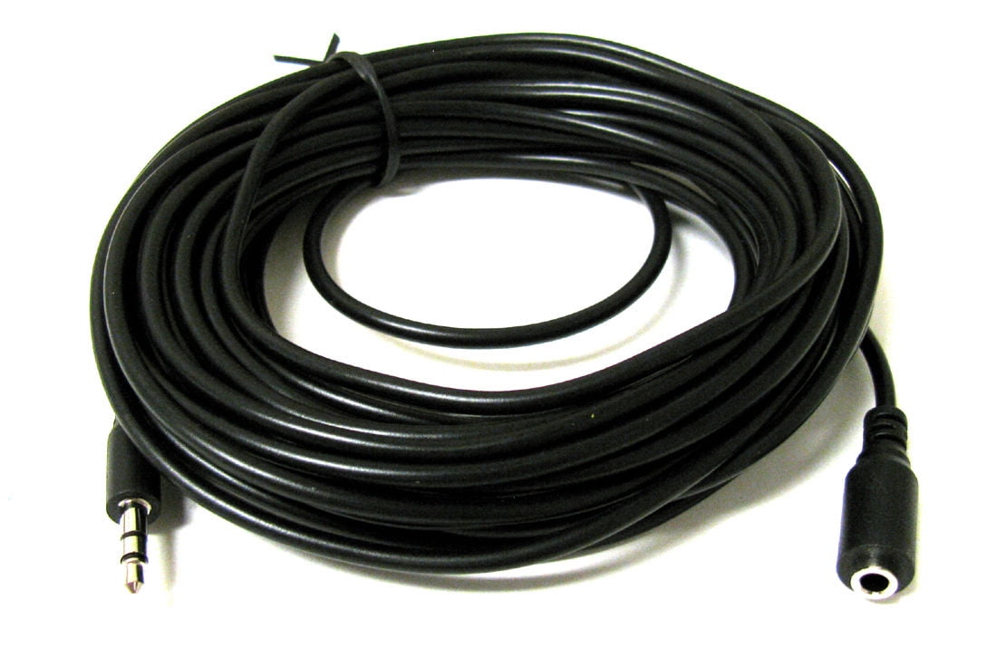 CableVantage 25FT 3.5mm Male to Female AUXILIARY STEREO EXTENSION JACK ...