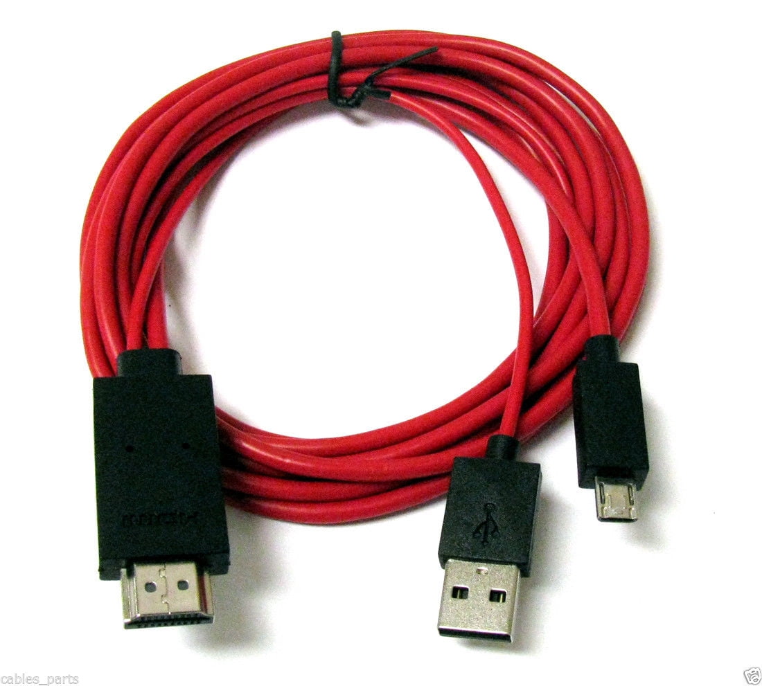 CableVantage 2M MHL Adapter Micro USB To HDMI HDTV Cable For Samsung ...