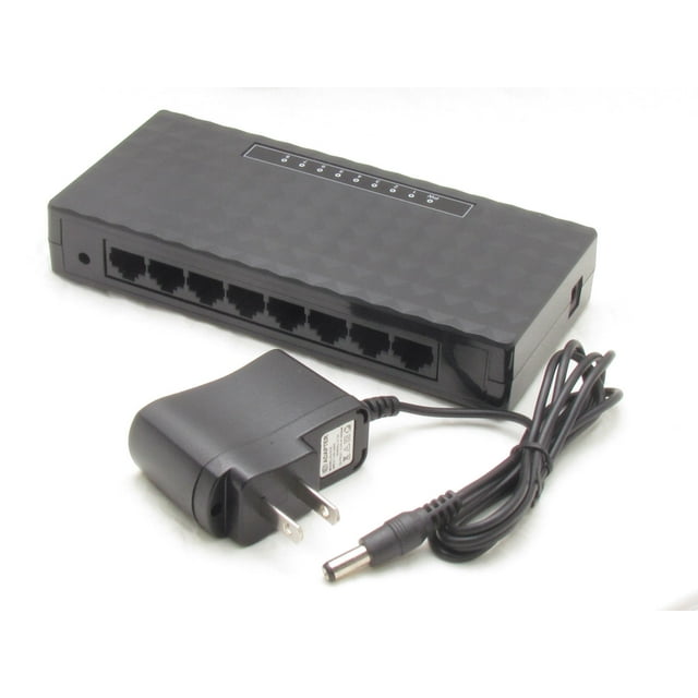 CableVantage New 10/100 Mbps 8 Ports Fast Ethernet LAN Desktop RJ45 ...