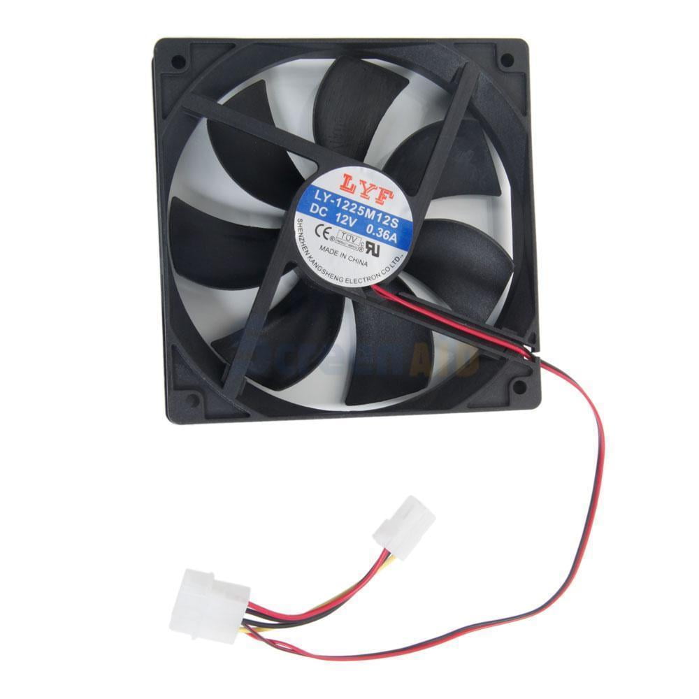 CableVantage New 4Pins 120mm IDE Chassis Fan Cooling For Computer PC ...
