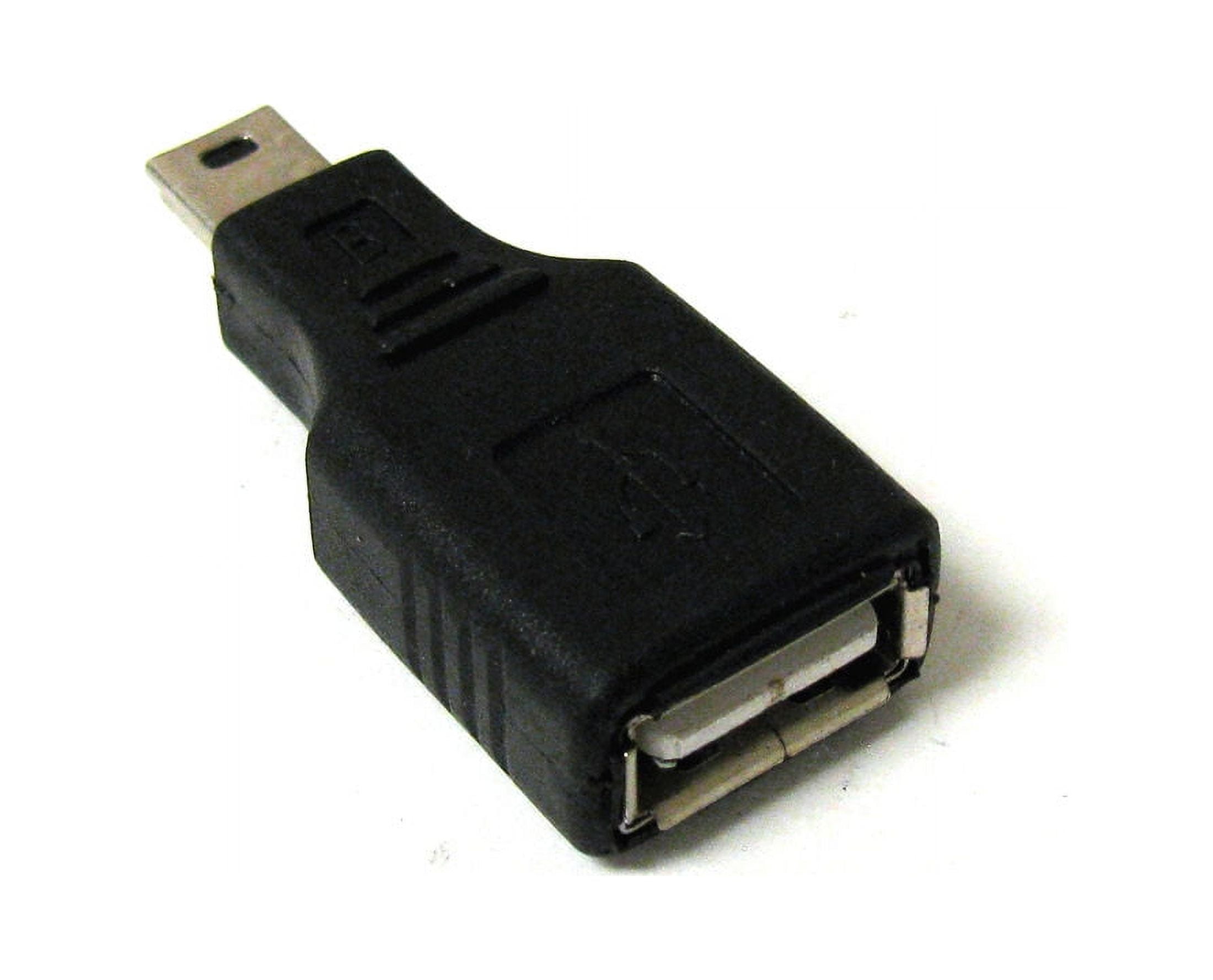 CableVantage USB A Female to Mini B 5 Pin Male Adapter Converter F/M ...