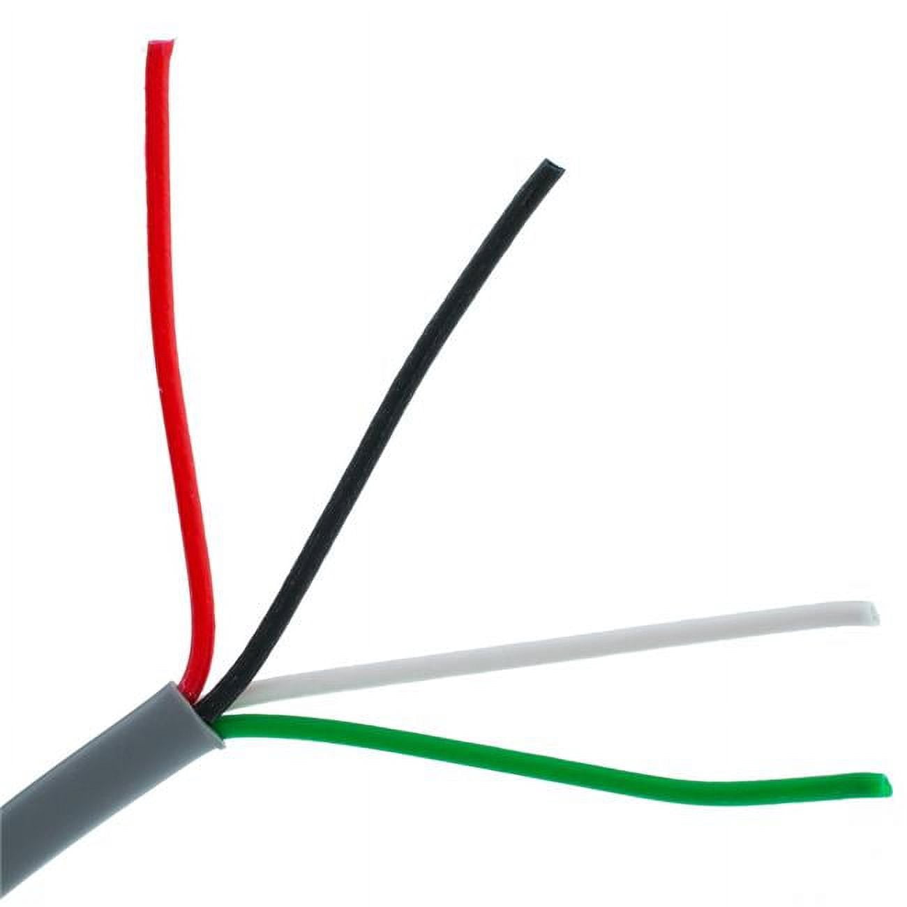 CableWholesale 1000 ft. 22AWG 4 Conductor Solid CMR Pullbox Security ...