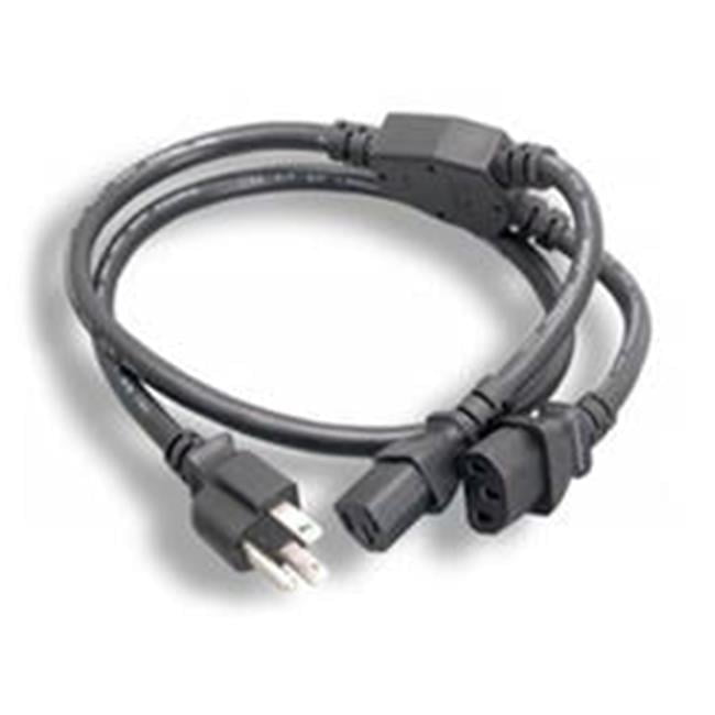 CableWholesale 10W1-01210-16Y 10 ft. 13A Computer & Monitor Power Y ...