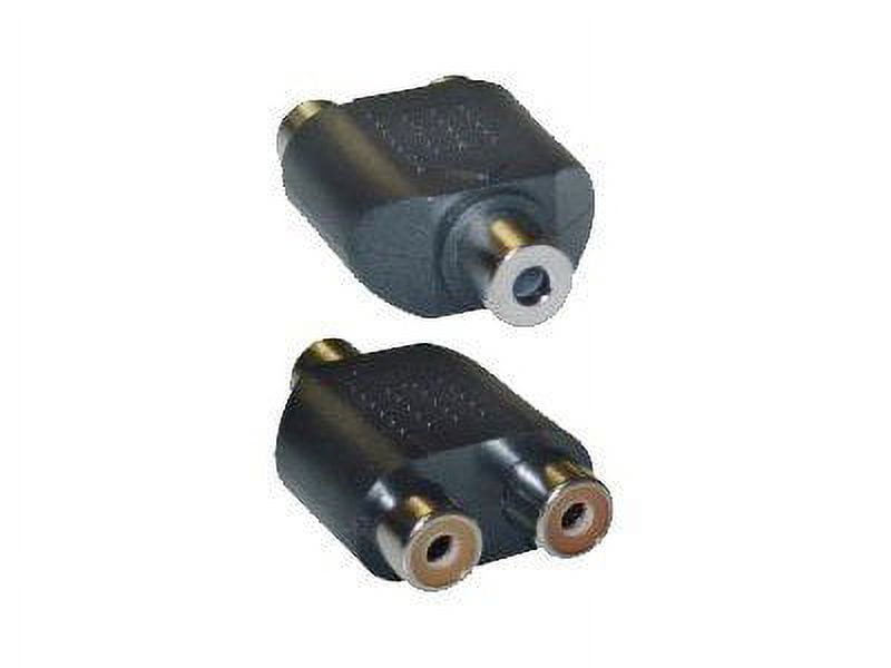 CableWholesale 3.5mm Stereo to Dual RCA Audio Adapter, 3.5mm Female to ...