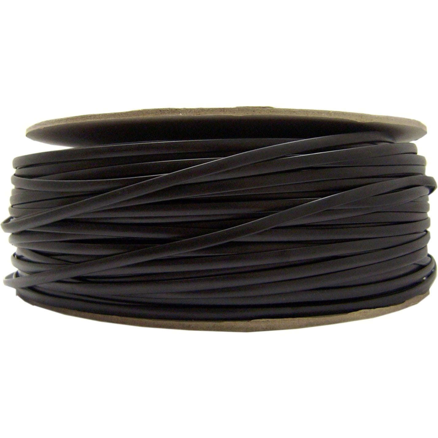 CableWholesale Bulk Flat Phone Cord, Black, 26/4 (26 AWG 4 Conductor ...
