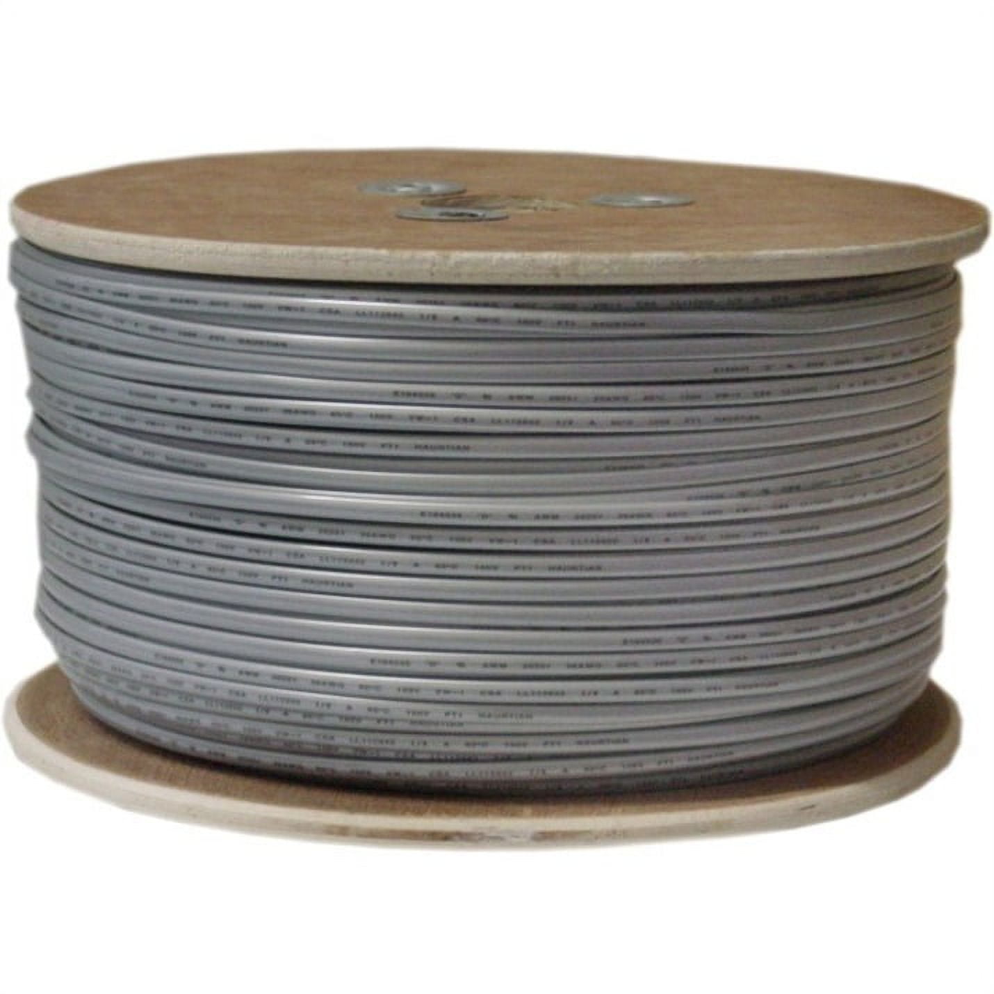 CableWholesale Bulk Phone Cord, Silver Satin, 26 AWG 4 Conductor, 1000 ...