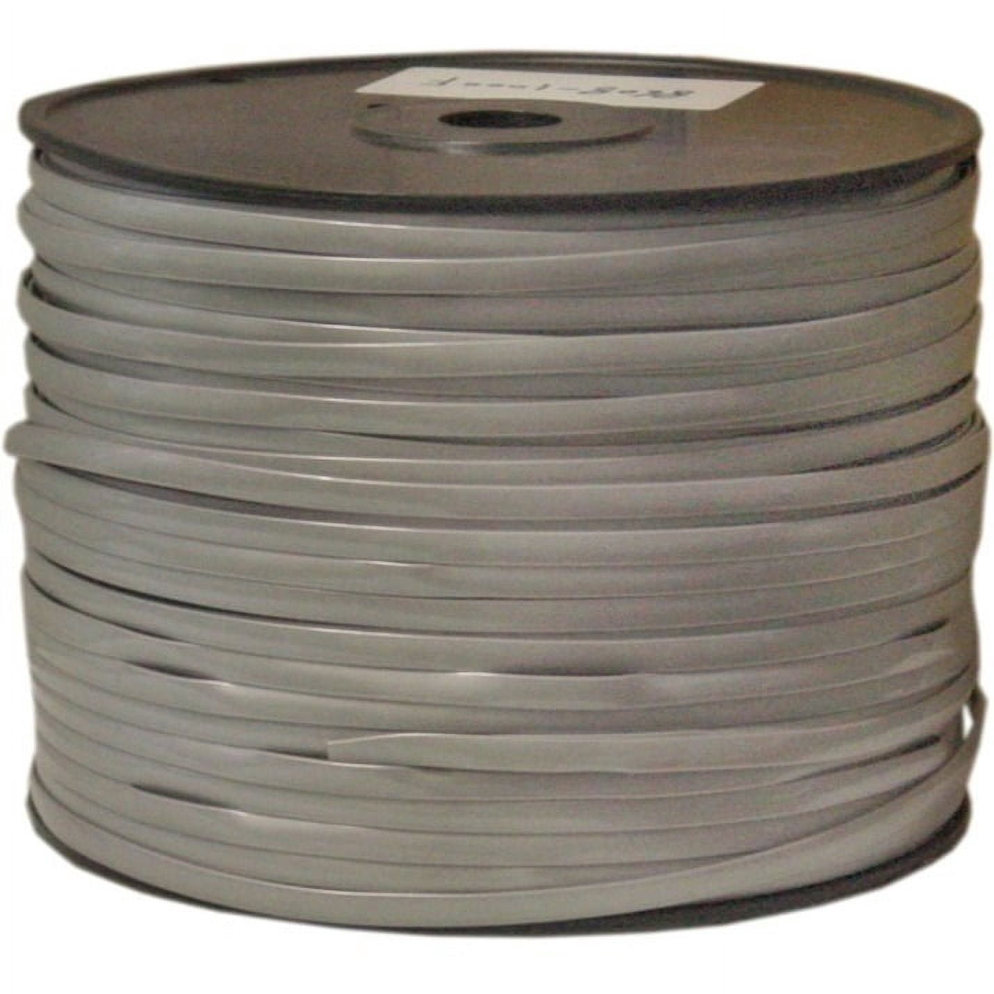 CableWholesale Bulk Phone Cord, Silver Satin, 28/8 (28 AWG 8 Conductor ...
