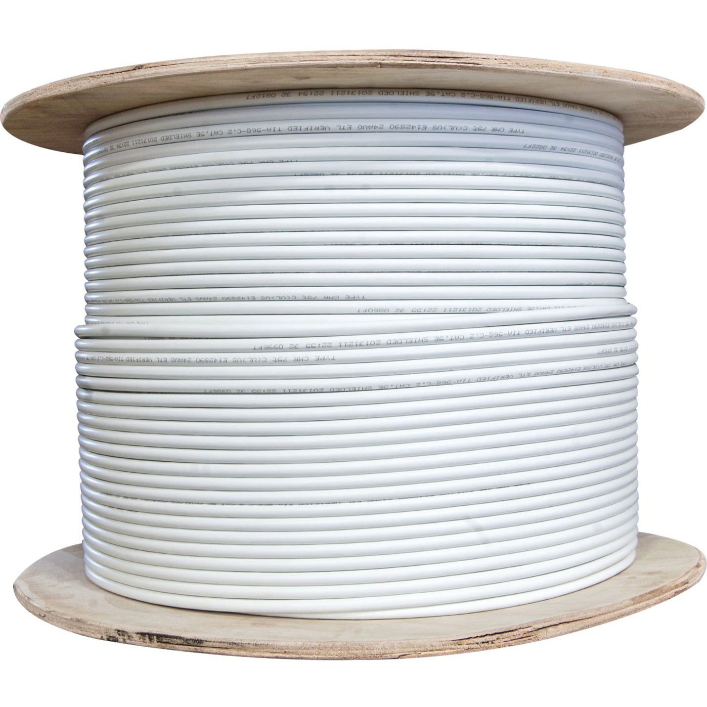 CableWholesale Bulk Shielded Cat6 White Ethernet Cable, Solid, Spool ...