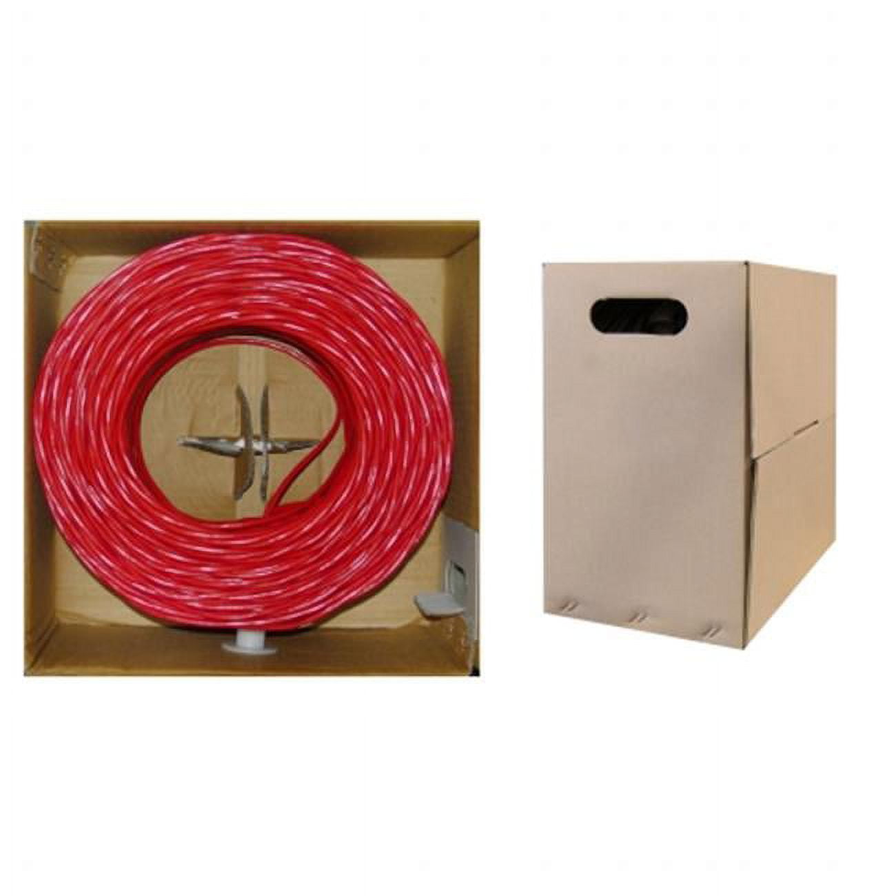 CableWholesale's Bulk Cat5e Red Ethernet Cable, Stranded, UTP ...