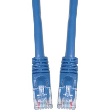 Cat6A Black Ethernet Patch Cable, Snagless - Molded Boot, 500 Mhz, 7 ...