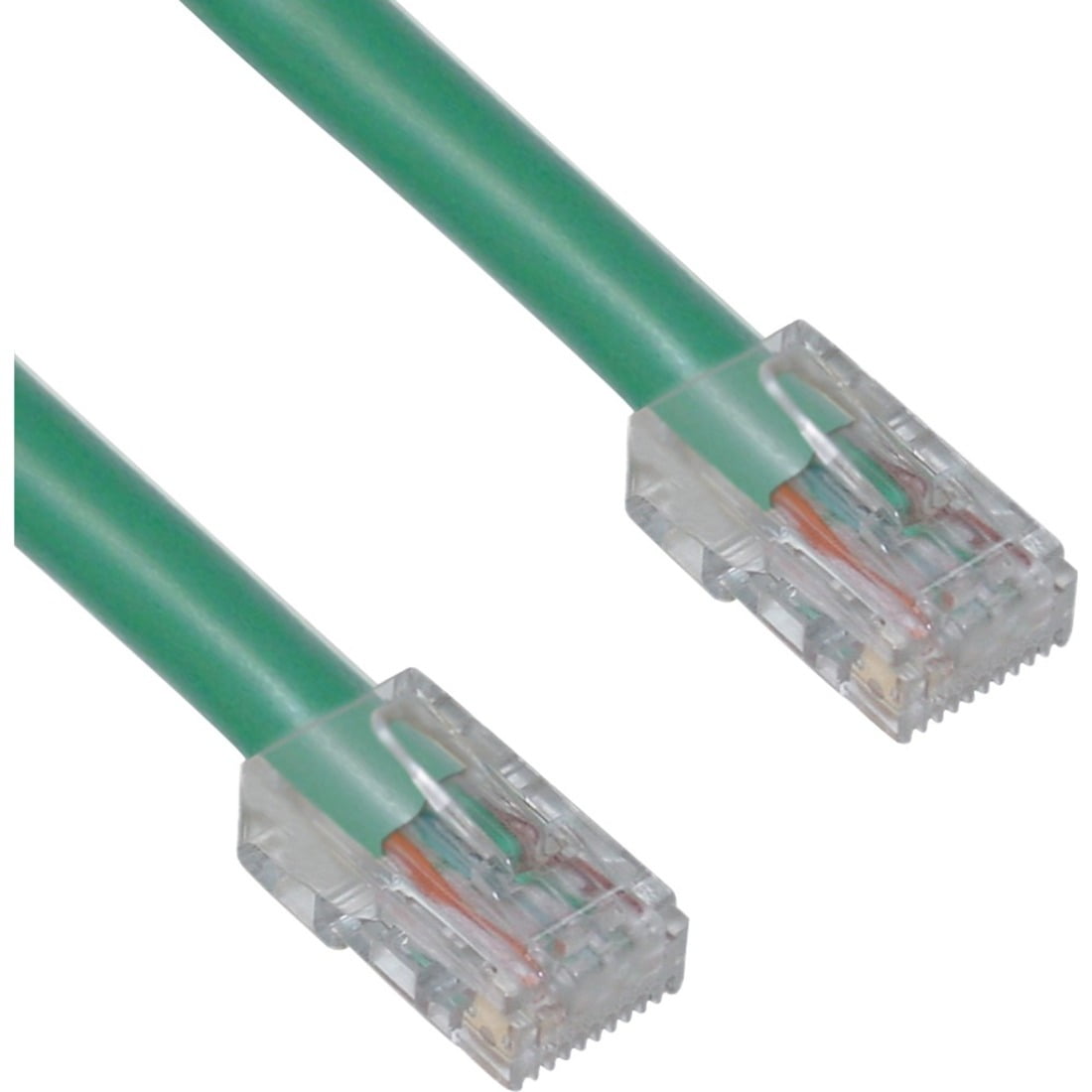 CableWholesale Cat6 Green Ethernet Patch Cable, Bootless, 10 Foot ...